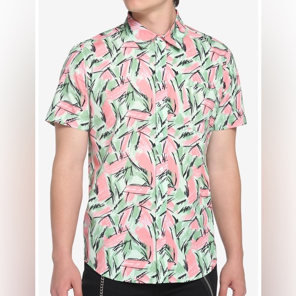 Netflix | Shirts | Stranger Things Netflix Jim Hopper Pink Green Retro ...